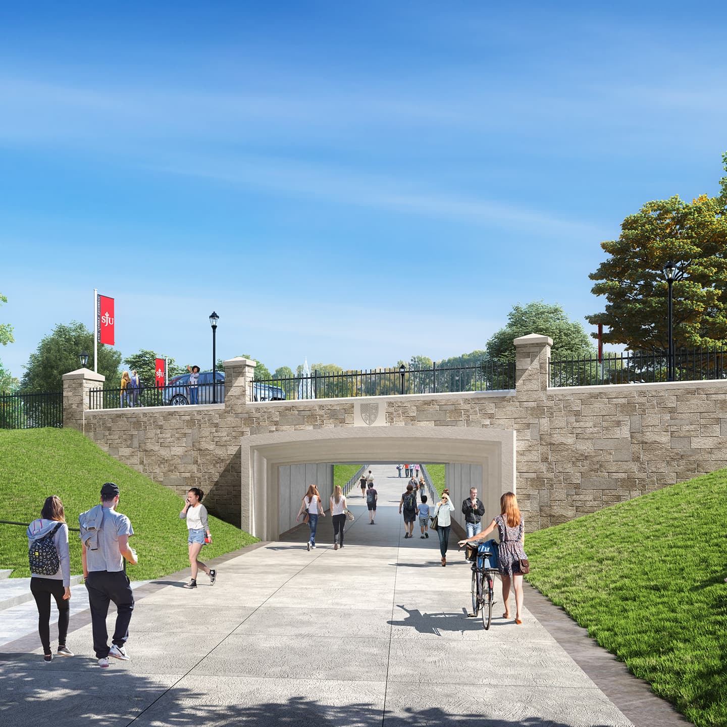 Saint Joseph’s University Pedestrian Bridge Inspection Begins Next Week ...